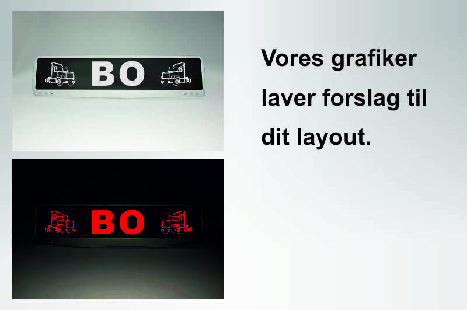 Forslag til layout