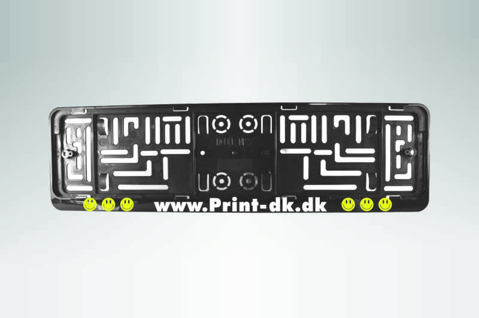 Nummerpladeholder med eget logo eller billede
